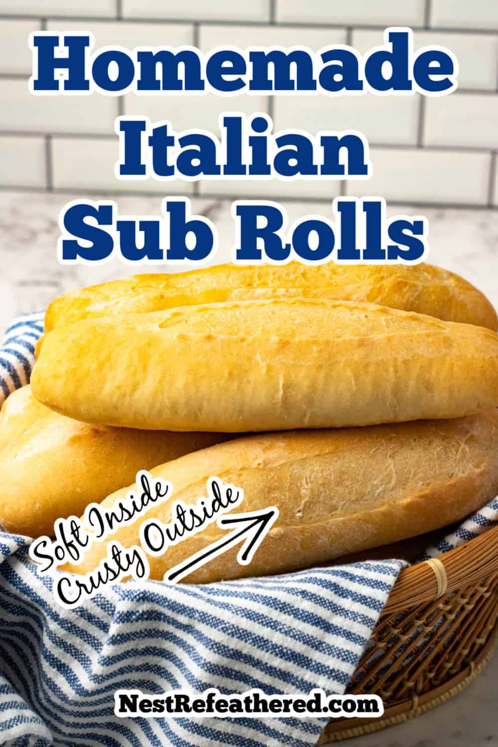 How To Make Crusty Homemade Italian Sub Rolls