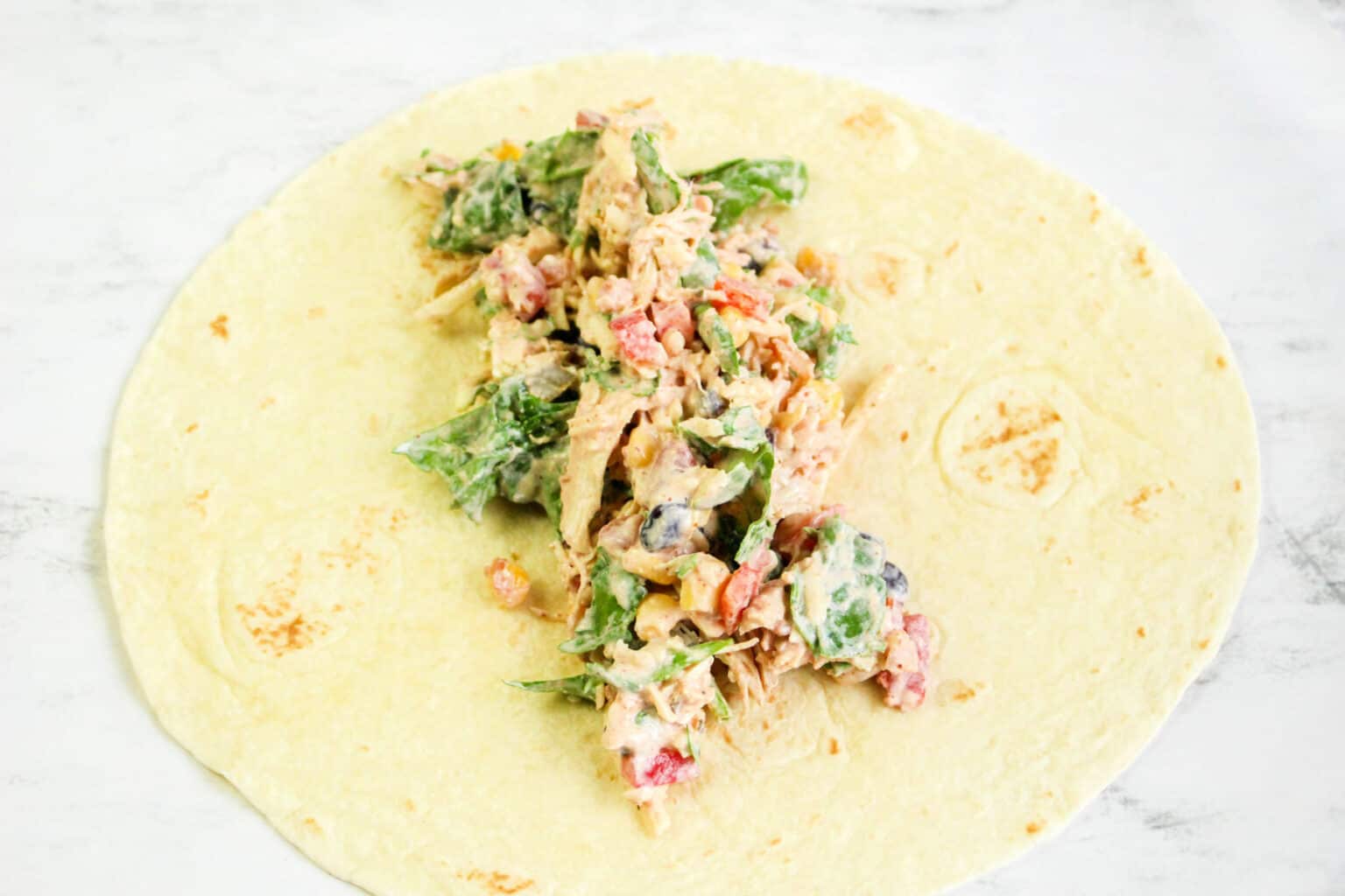 Best Southwest Shredded Chicken Wraps